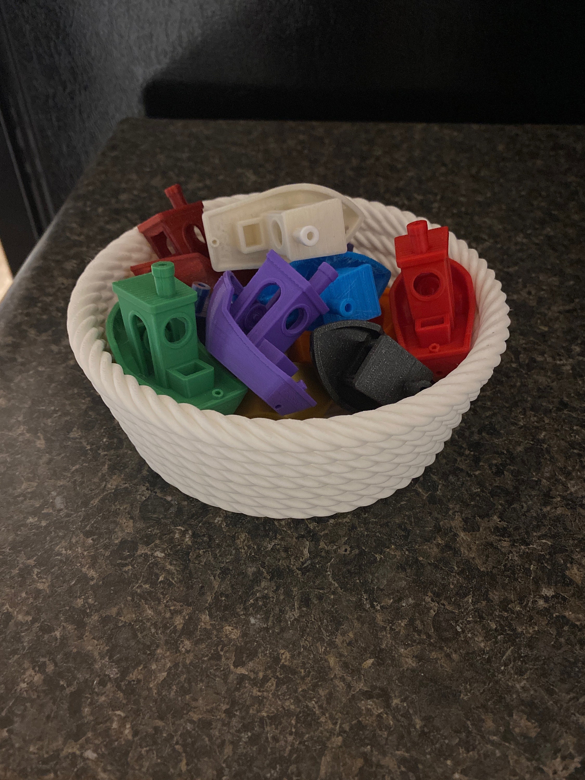 3D Printed Rope Bowl - Etsy