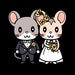 Cute Wedding Mouse Mouse Clipart Wedding Bride Groom Romantic - Etsy