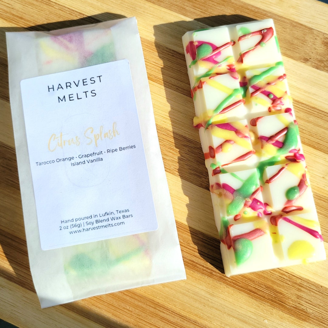 Citrus Splash Wax Melt Snap Bars | Eco Friendly | Low Waste - Etsy
