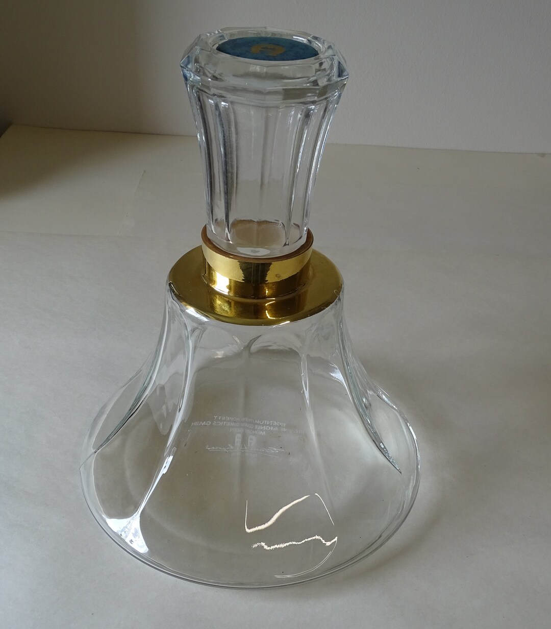 Large Glass Factice Perfume private Number by Etienne Aigner 33 Cm Rare ...