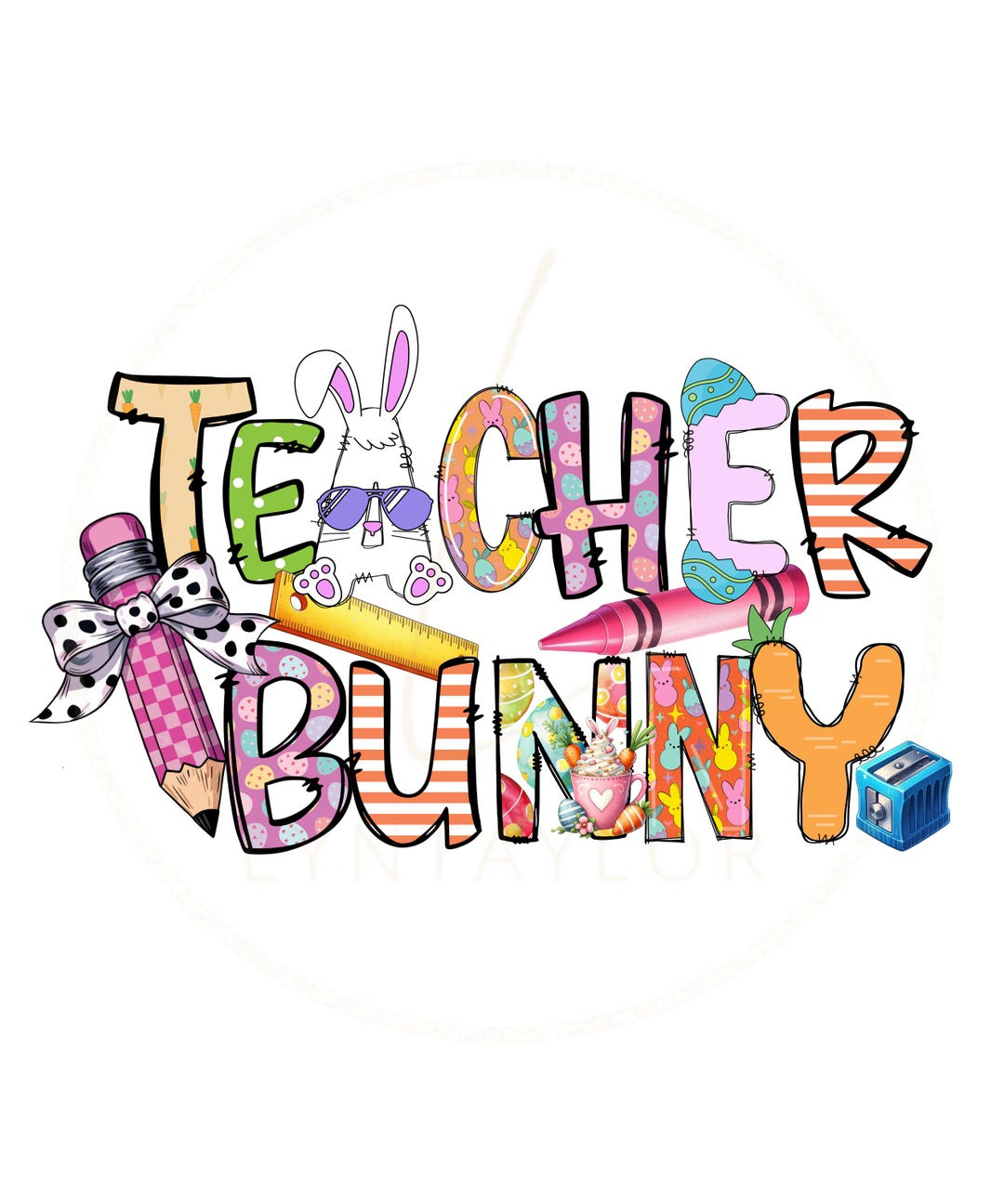 Easter Teacher Png | Teacher Bunny Png | Easter Png | Teacher Png ...