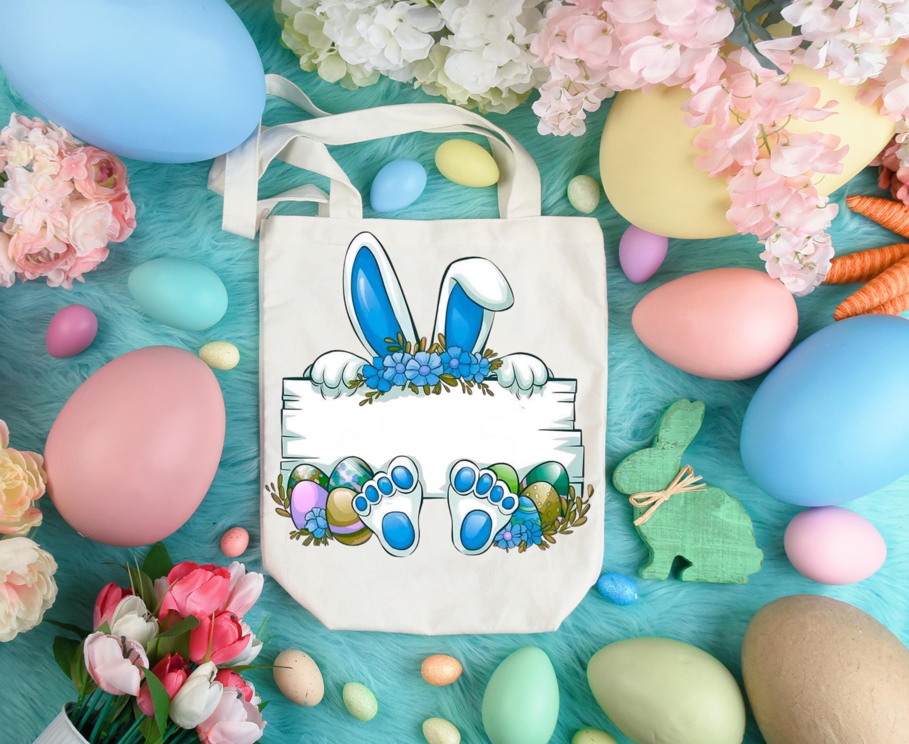 Personalized Easter Boy Png | Monogram Easter Png | Blue Bunny Easter ...