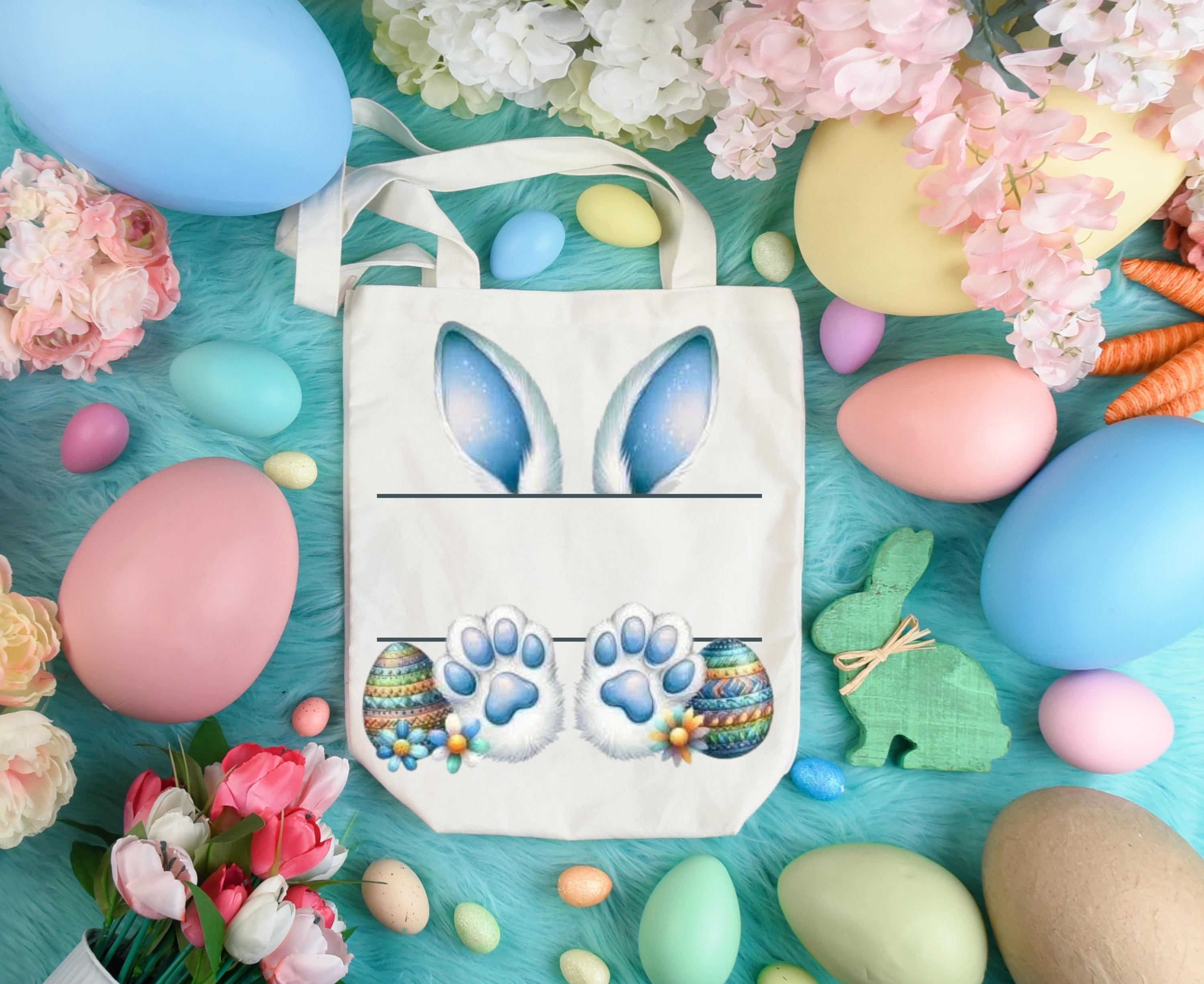 Personalized Easter Boy Png | Monogram Easter Png | Blue Bunny Easter ...