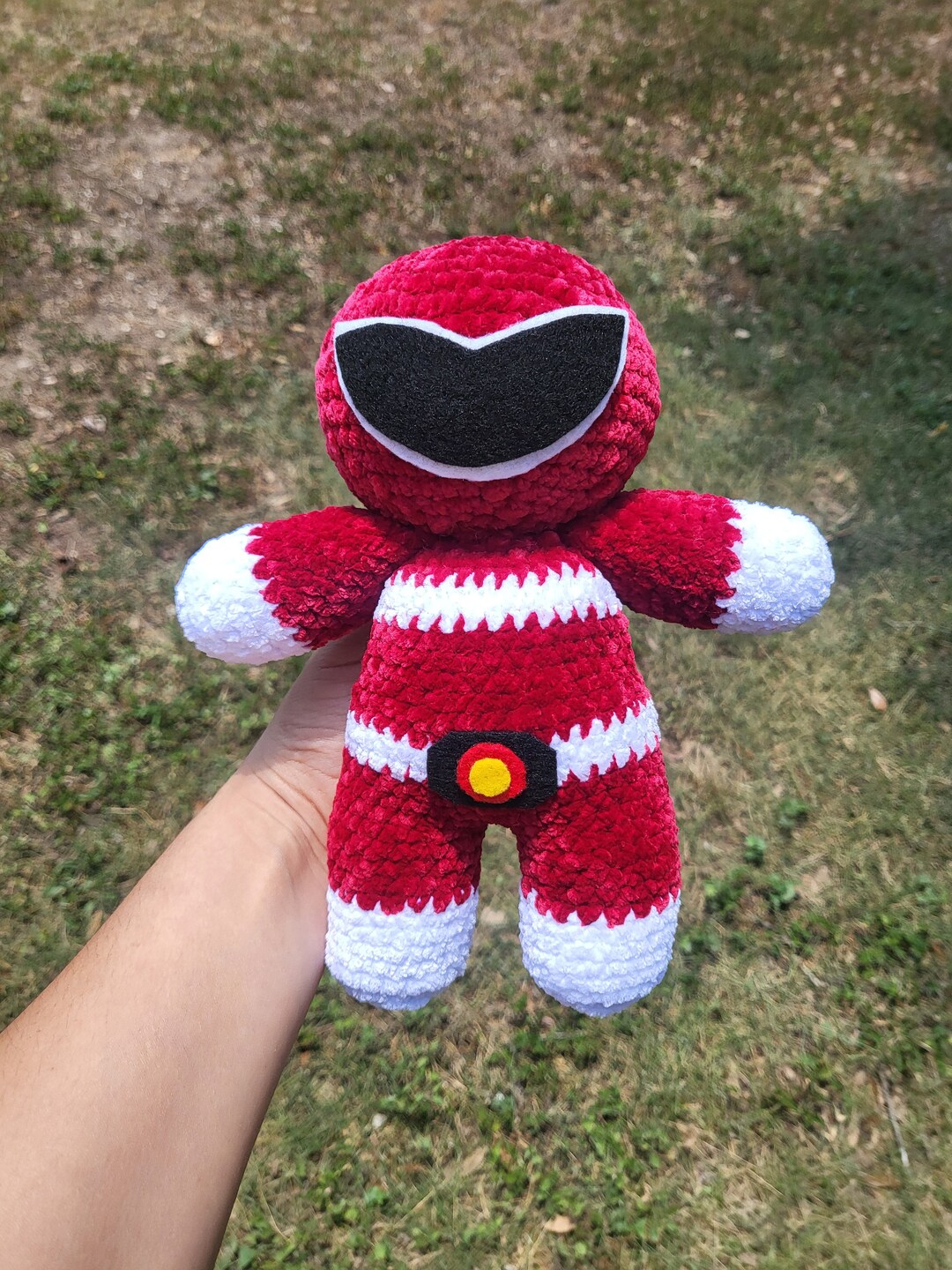 Red Fighter Plush - Etsy