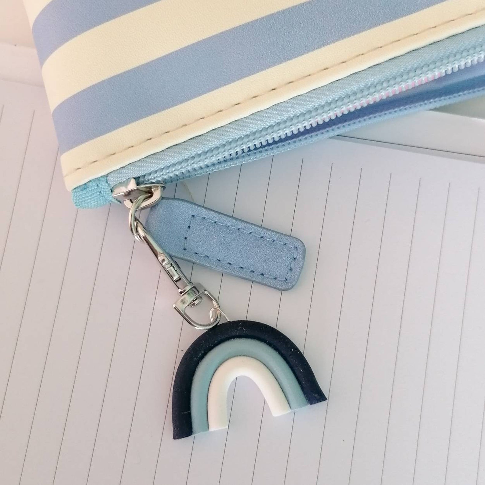 Custom Rainbow Keychains | Polymer Clay Rainbows - Etsy