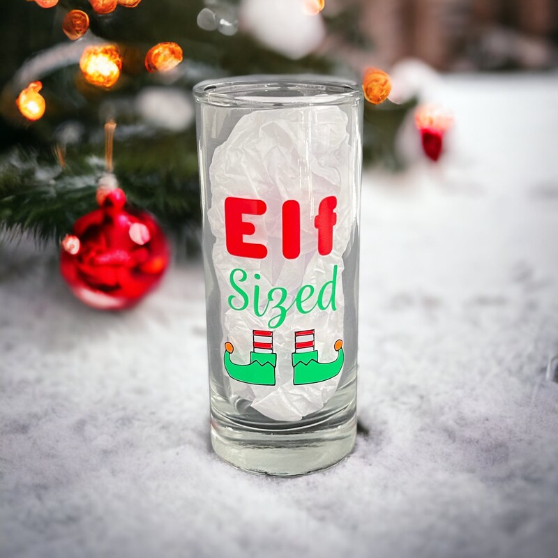Christmas Shot Glass - Etsy