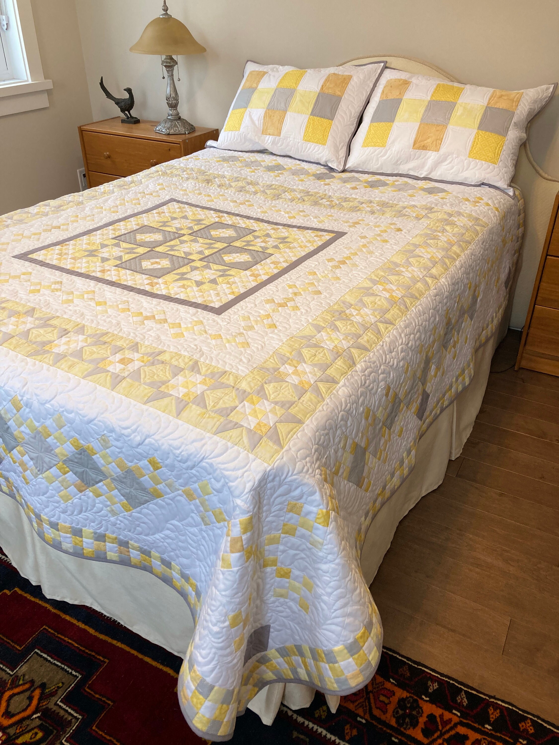 Handmade, Custom Quilted Full Sized Quilt - Etsy