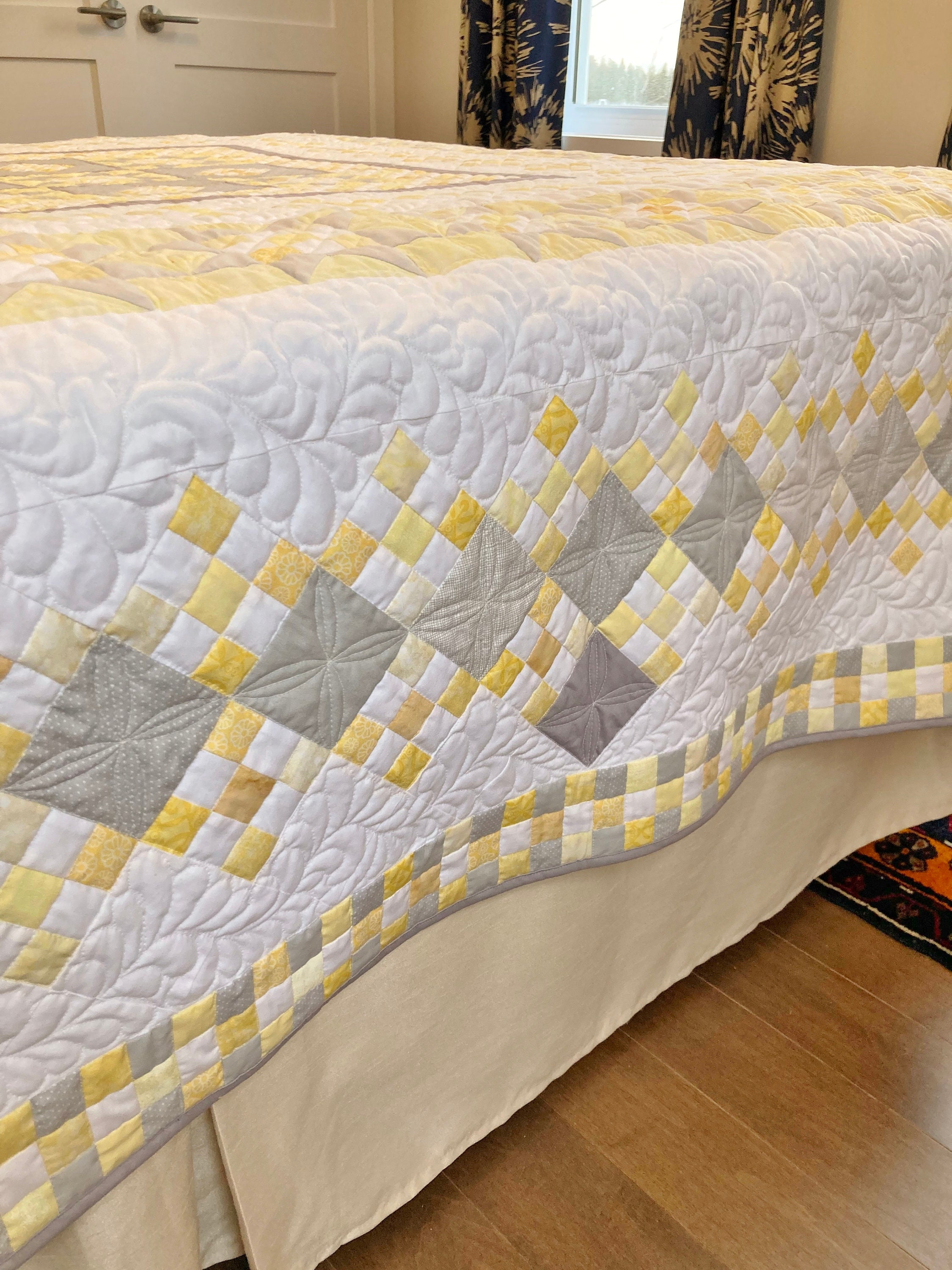 Handmade, Custom Quilted Full Sized Quilt - Etsy