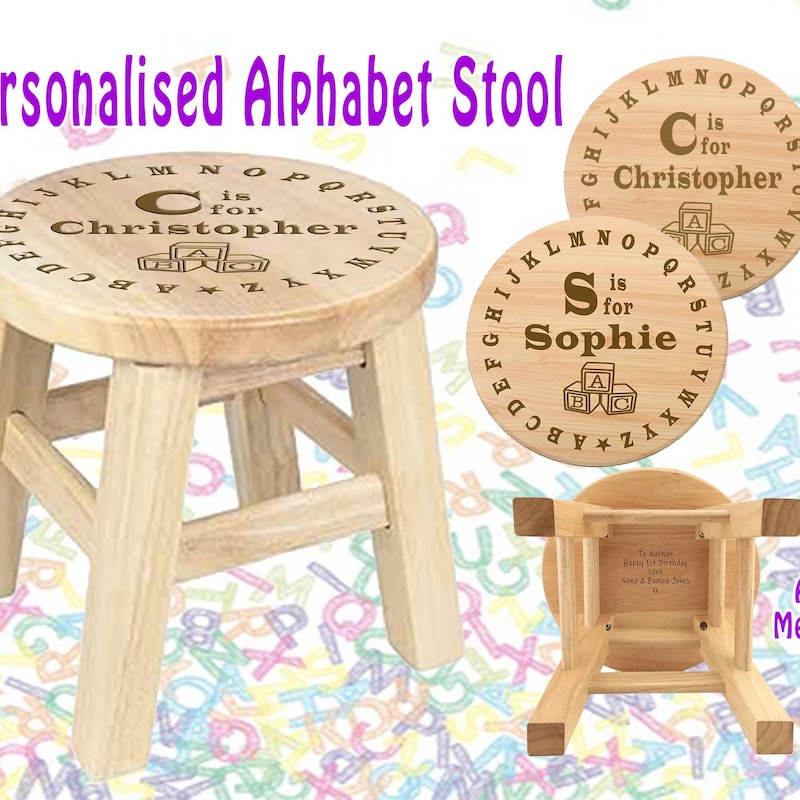 Name Stool - Etsy