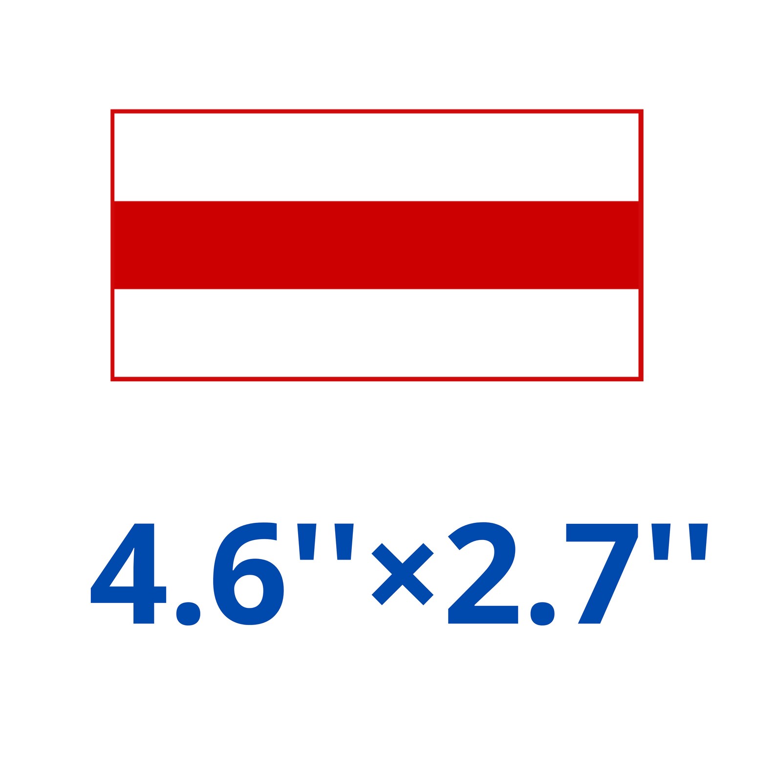 Belarusian Sticker Pagonya Flag Waterproof Car Decal Support - Etsy