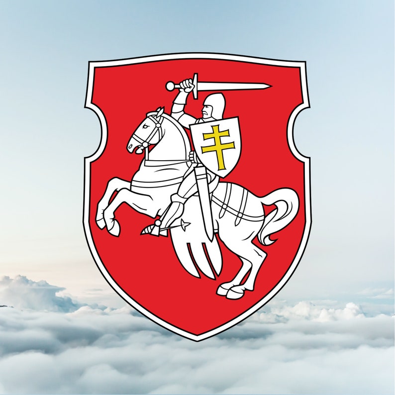 Belarusian Sticker Pagonya Flag Waterproof Car Decal | Support Belarus ...