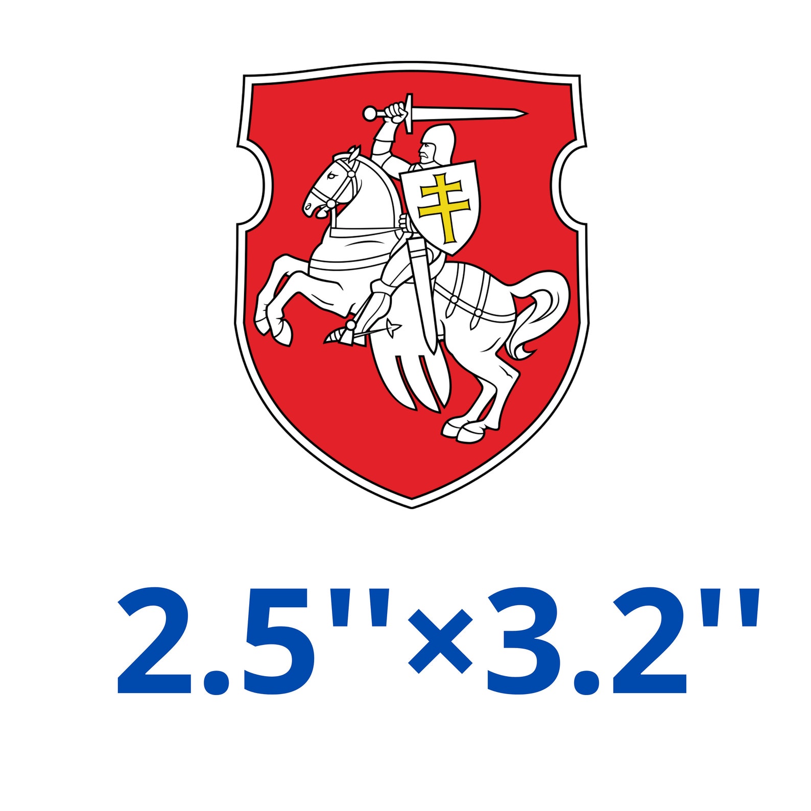 Belarusian Sticker Pagonya Flag Waterproof Car Decal | Support Belarus ...