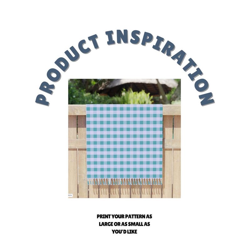 Red Gingham Pattern, Seamless Repeat, Chic Cozy Print (digital Print ...