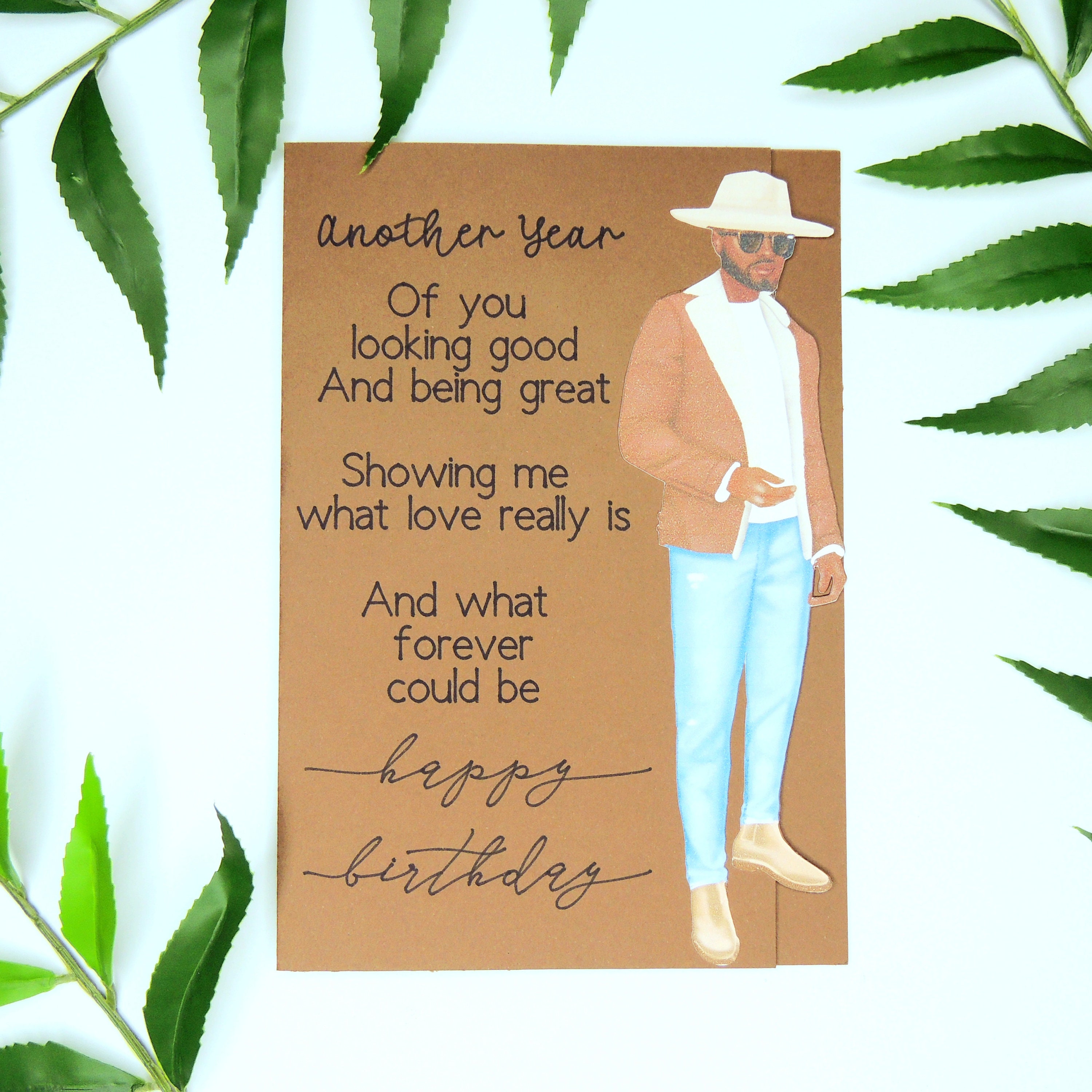 Dapper Bae Birthday Card - Etsy