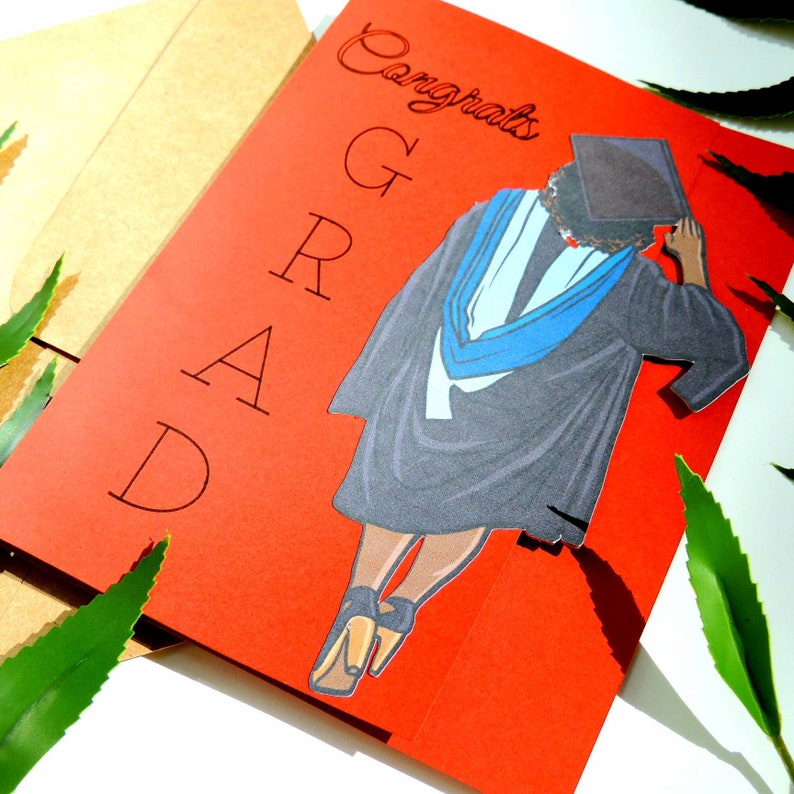 African American Graduation Card - Etsy