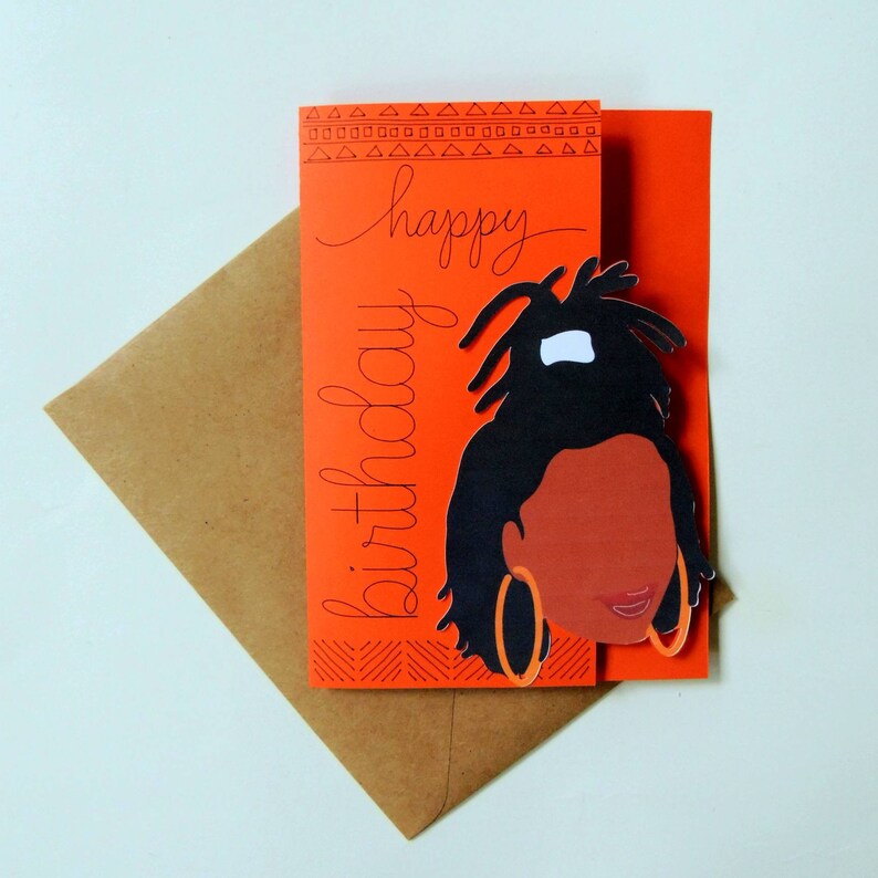 Loc Goddess Birthday Card - Etsy