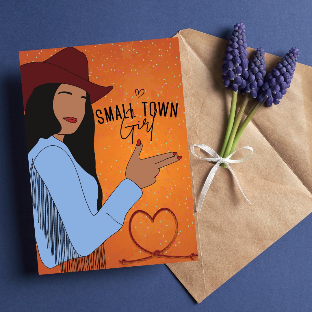 Small Town Girl Birthday Greeting Card - Etsy