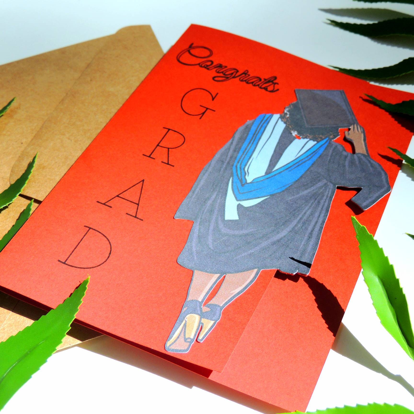 African American Graduation Card - Etsy