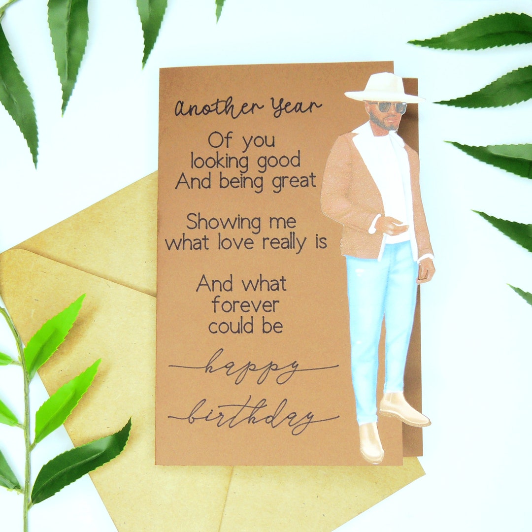 Dapper Bae Birthday Card - Etsy