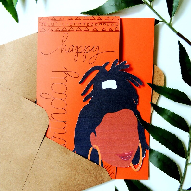 Loc Goddess Birthday Card - Etsy