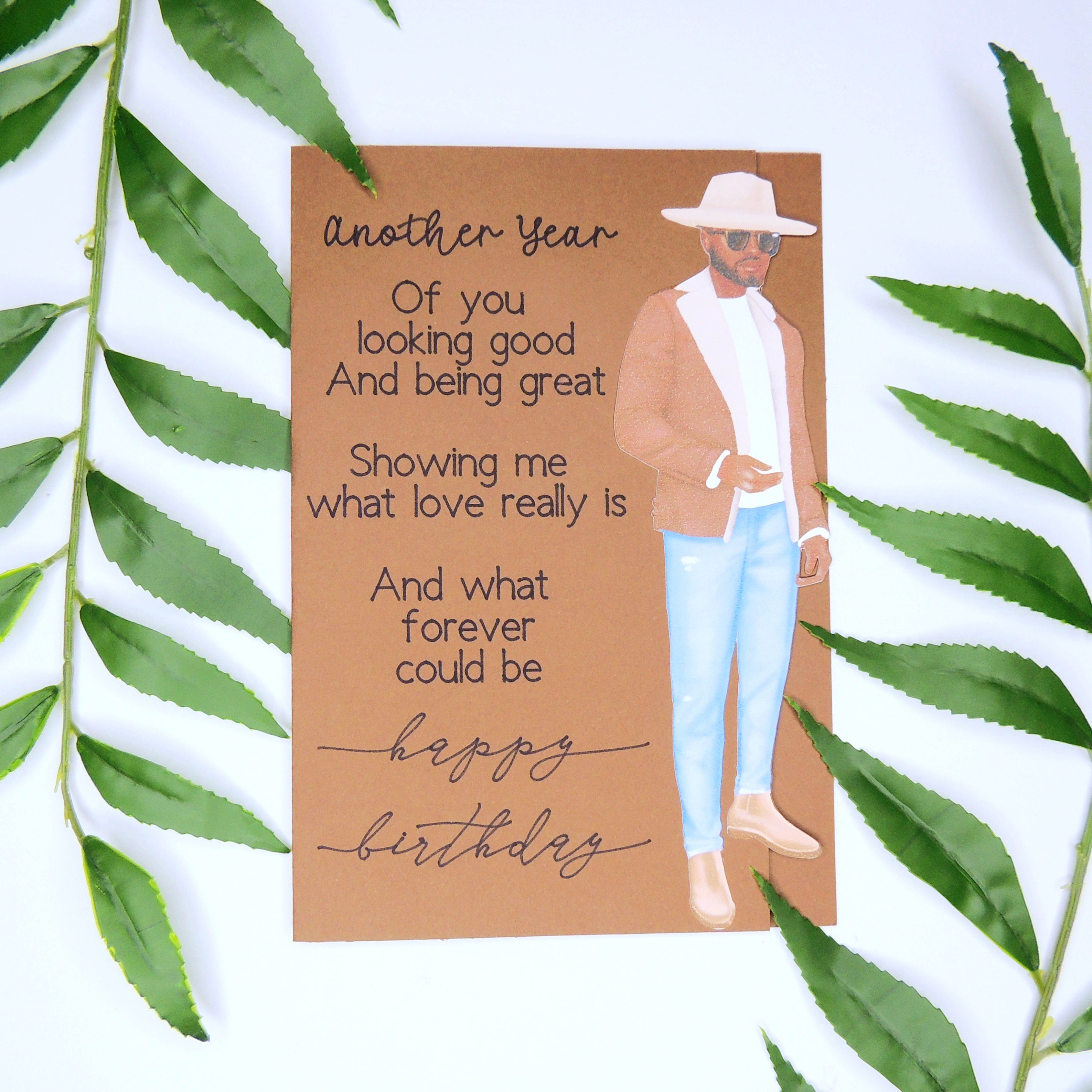 Dapper Bae Birthday Card - Etsy