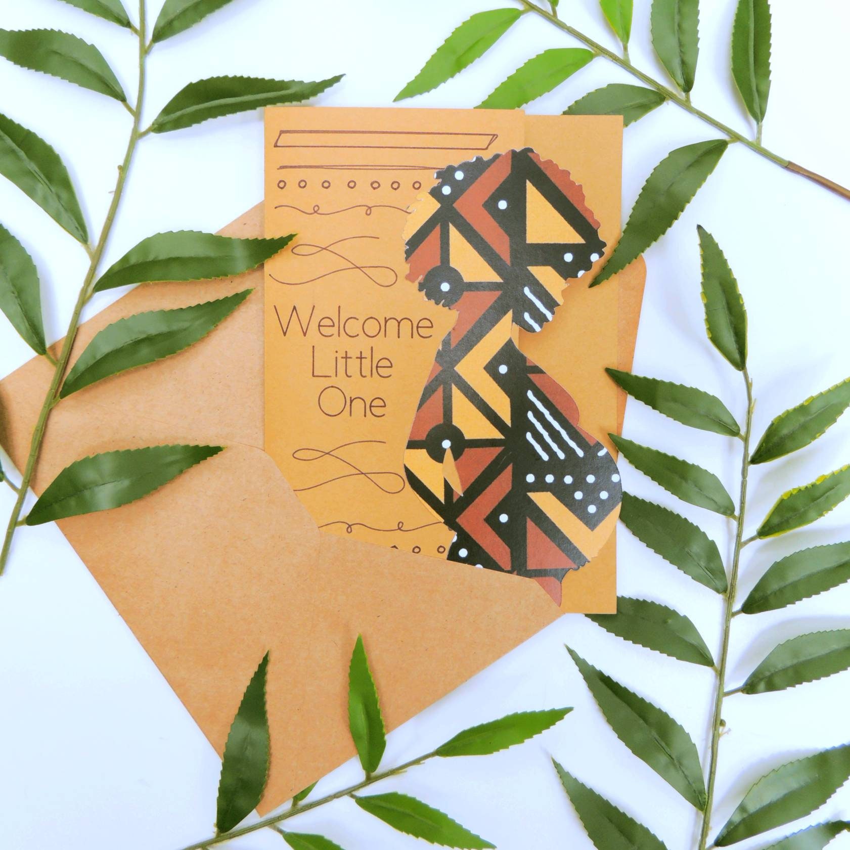 African American African Print Baby Shower & Maternity Card - Etsy