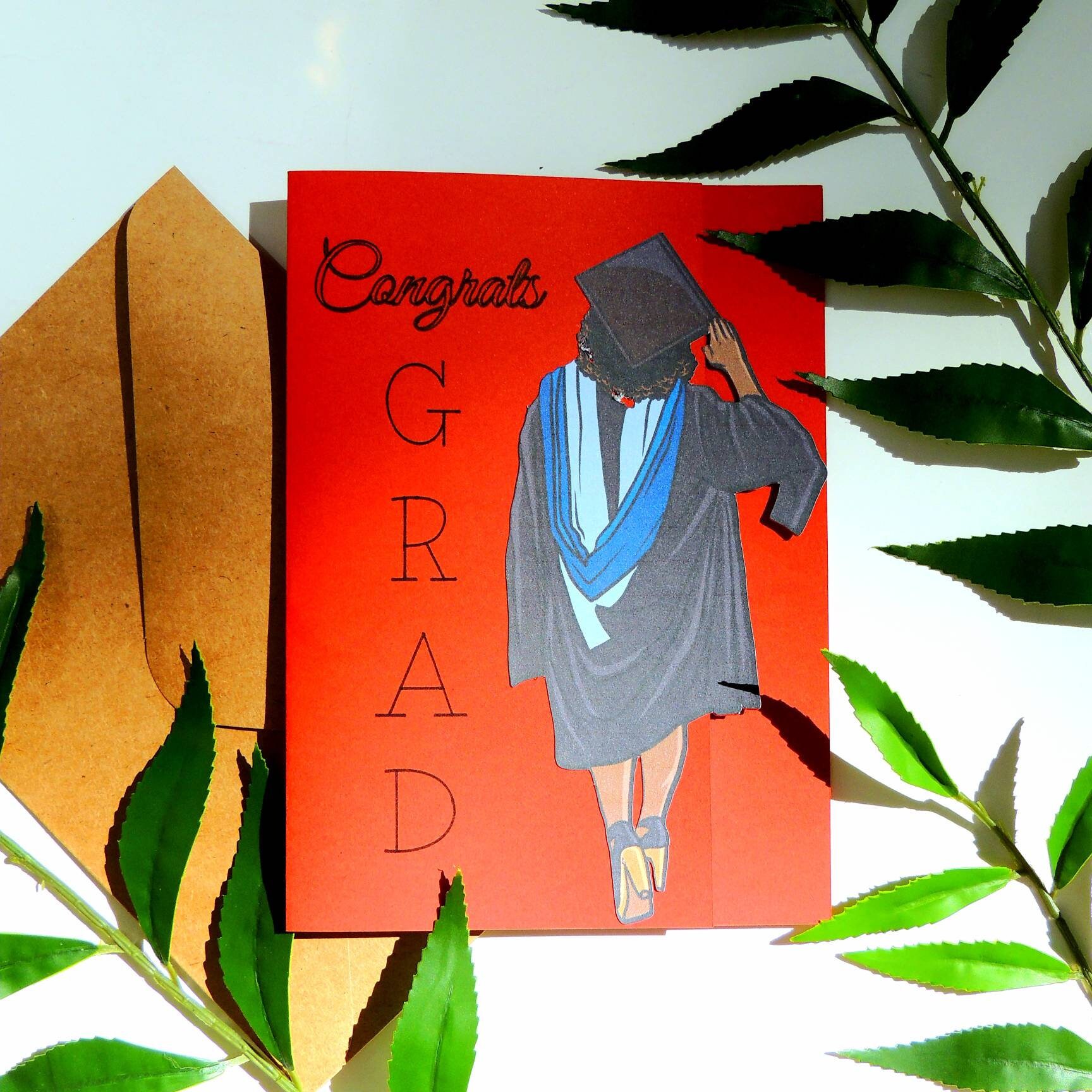 African American Graduation Card - Etsy