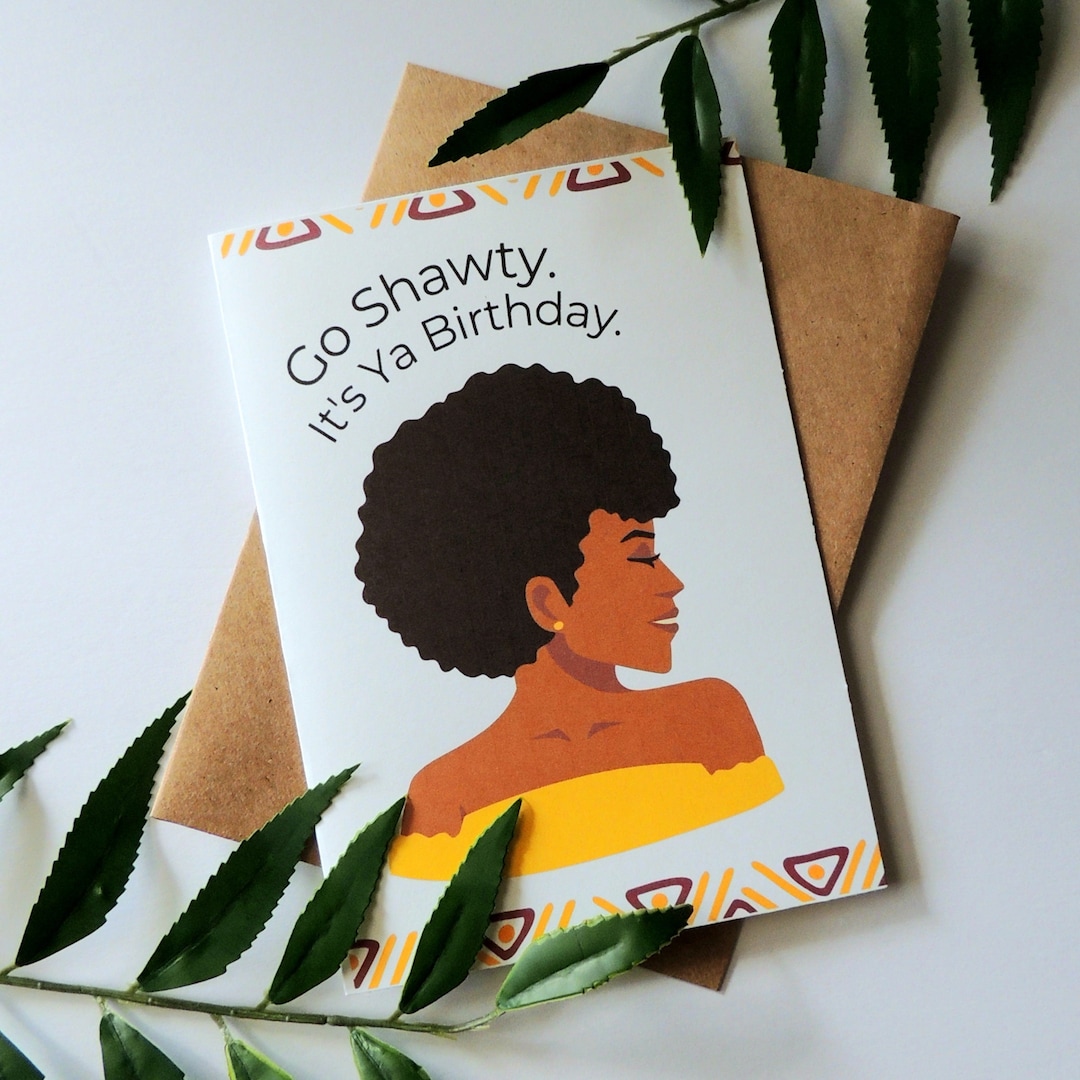 Shawty Birthday Card - Etsy