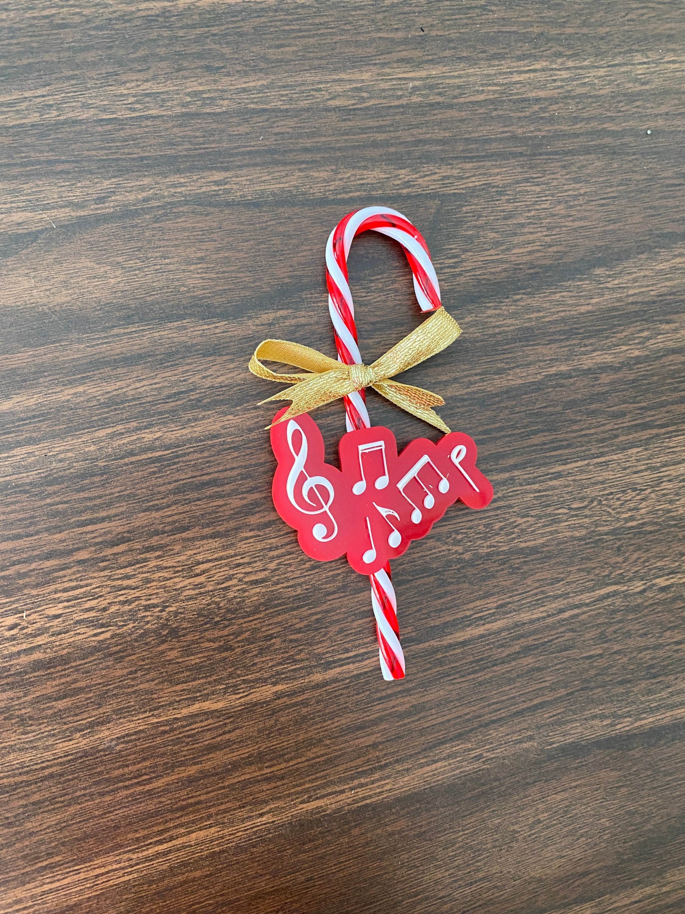 Flute Candy Cane Ornament, Christmas Tree Decoration, Music Holiday ...