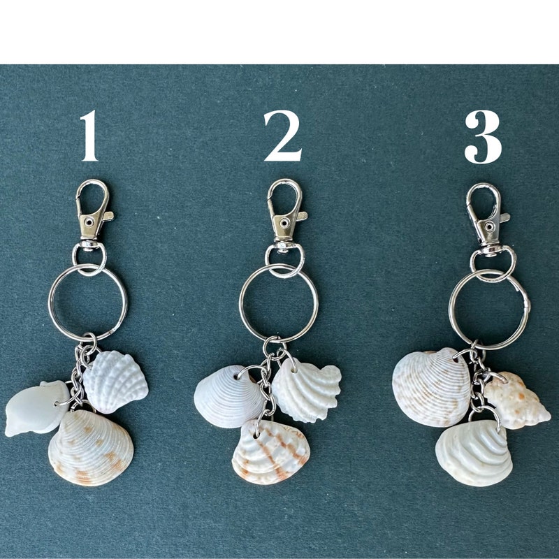 Sea Shell Keychain - Etsy
