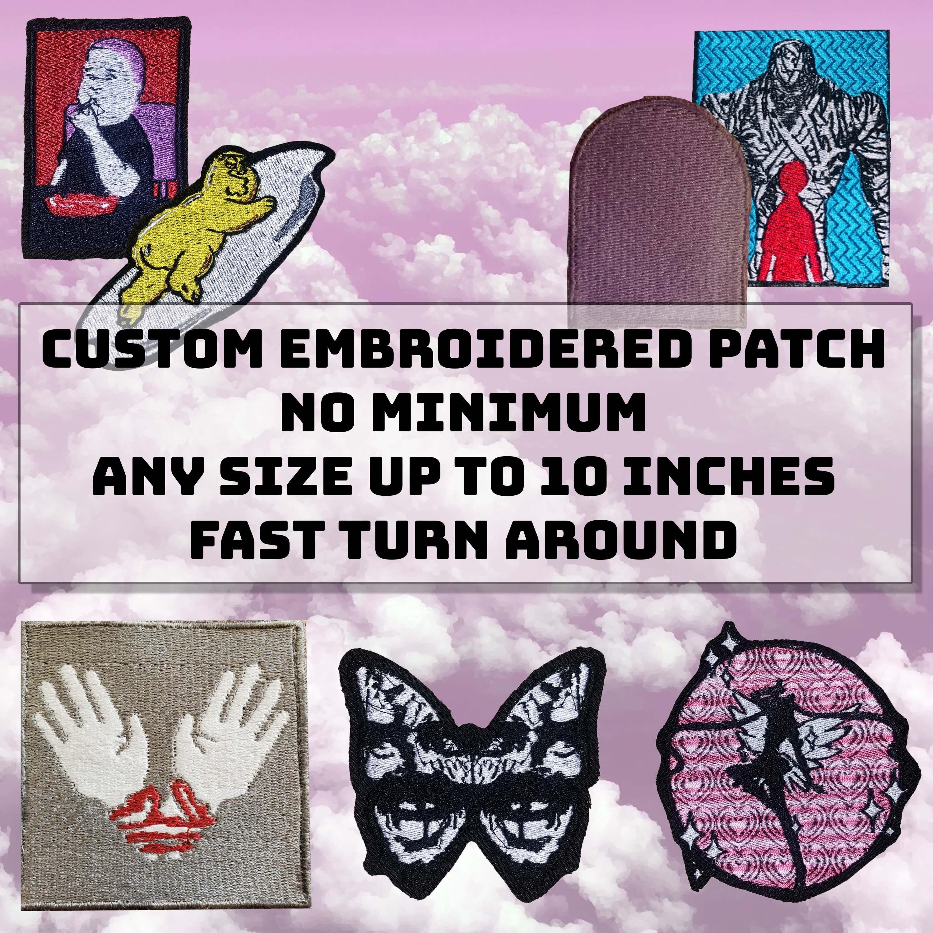 Custom Embroidered Patch, Logo Design, Jacket Patch - Etsy