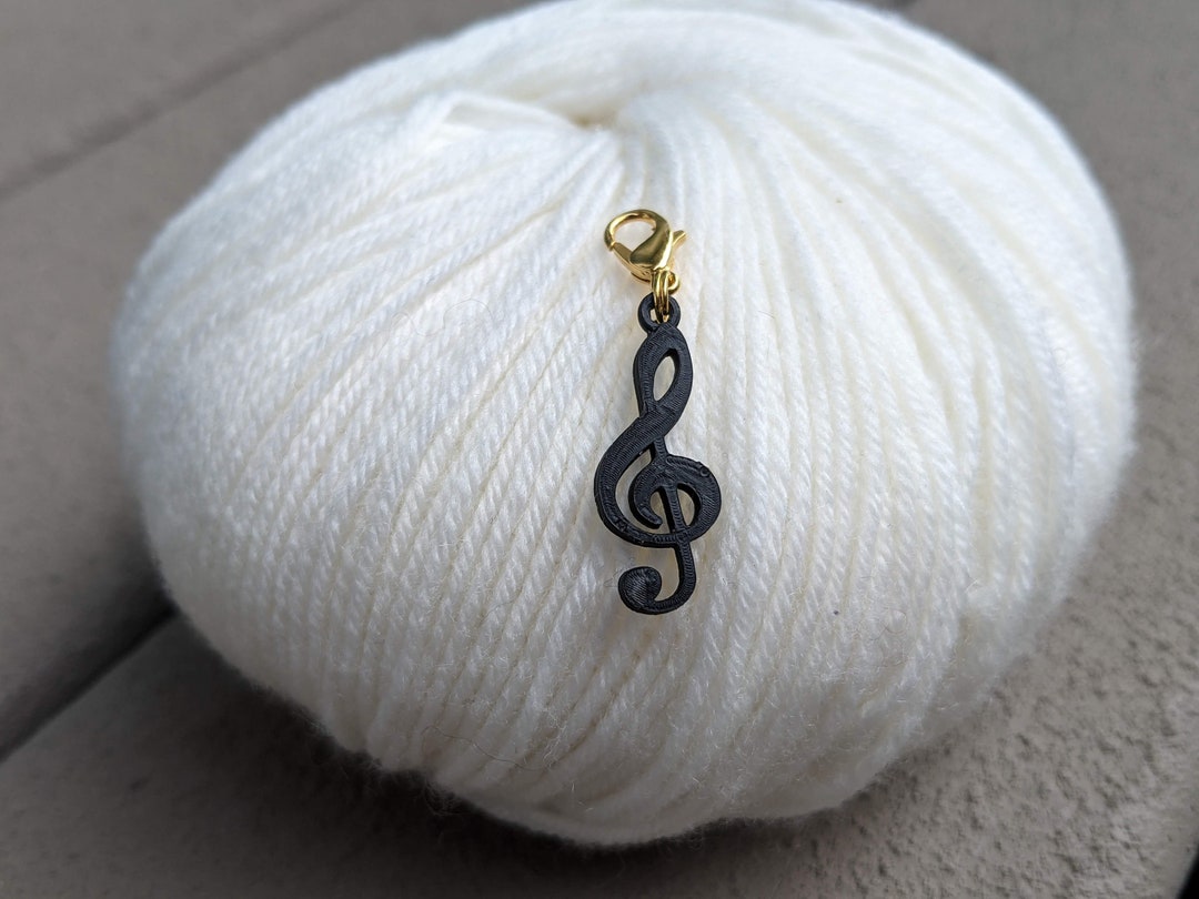 Treble Clef Stitch Marker Music Progress Keeper for Nerdy Music ...