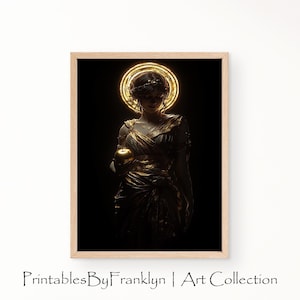Eris Greek Goddess of Chaos Full-body Portrait – Mischievous Wall Art ...