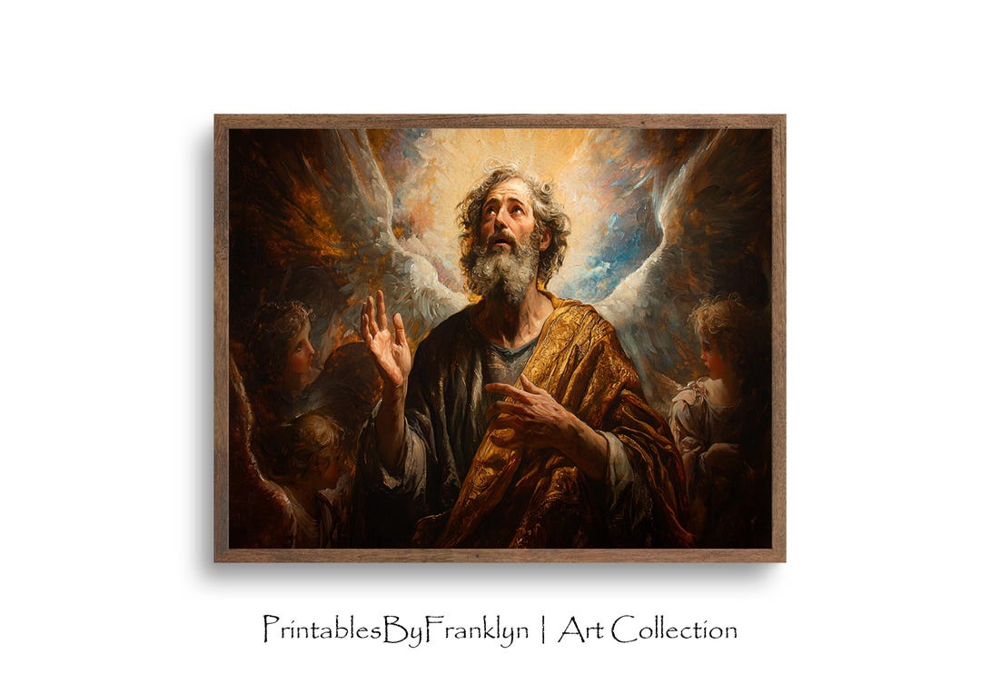 Prophet Isaiah Visionary Messages of Hope and Redemption Wall Art ...