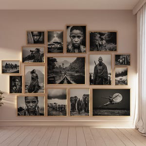 The Soul of Africa Wall Art, Set of 100, African Wall Art, African Wall ...