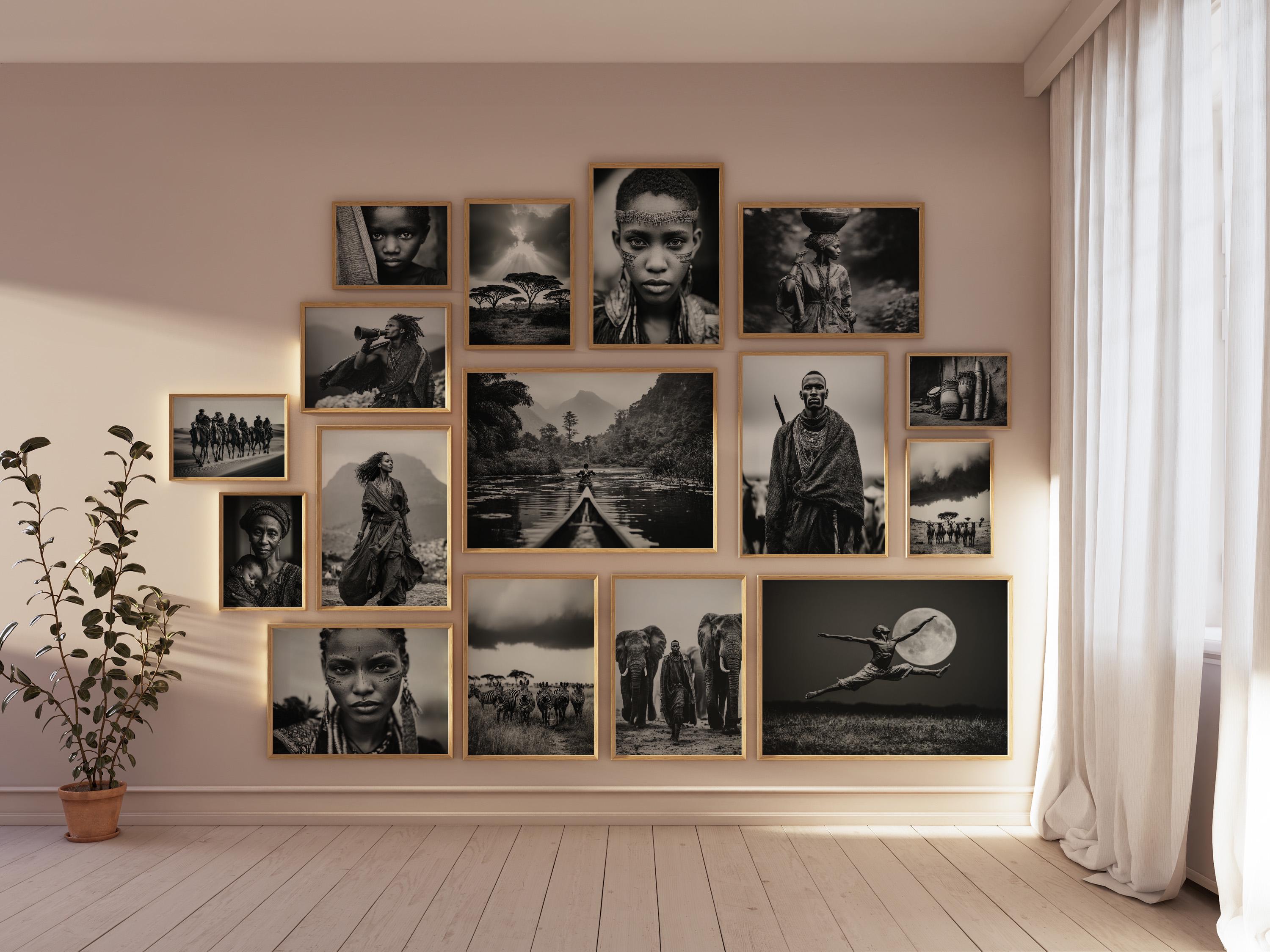 The Soul of Africa Wall Art, Set of 100, African Wall Art, African Wall ...
