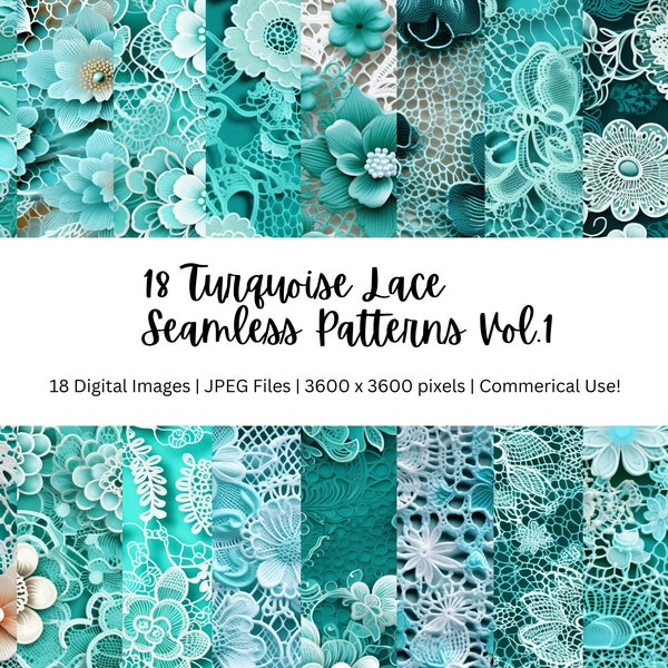 Turquoise Lace - Etsy