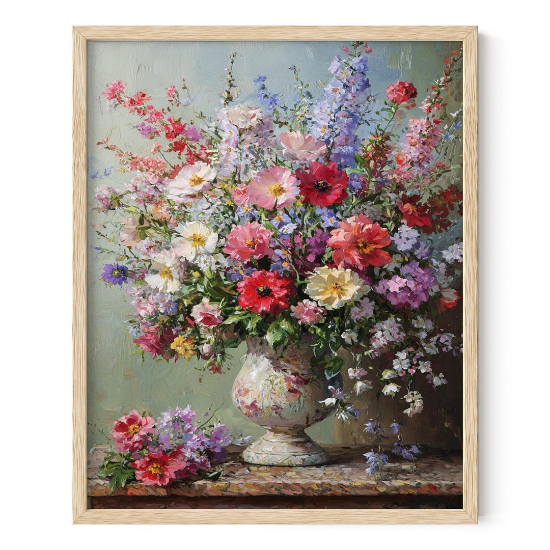 Petals of Forgotten Flowers Wall Art, Flower Wall Art, Floral Wall Art ...