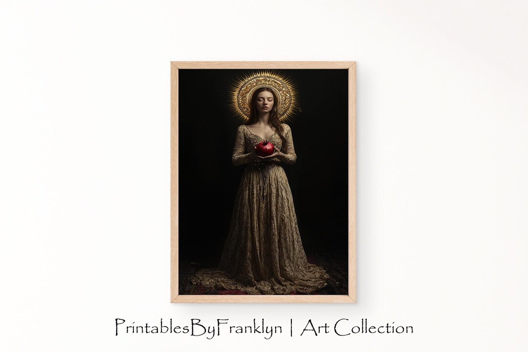 Persephone Greek Goddess of Spring Full-body Portrait – Rebirth Art ...