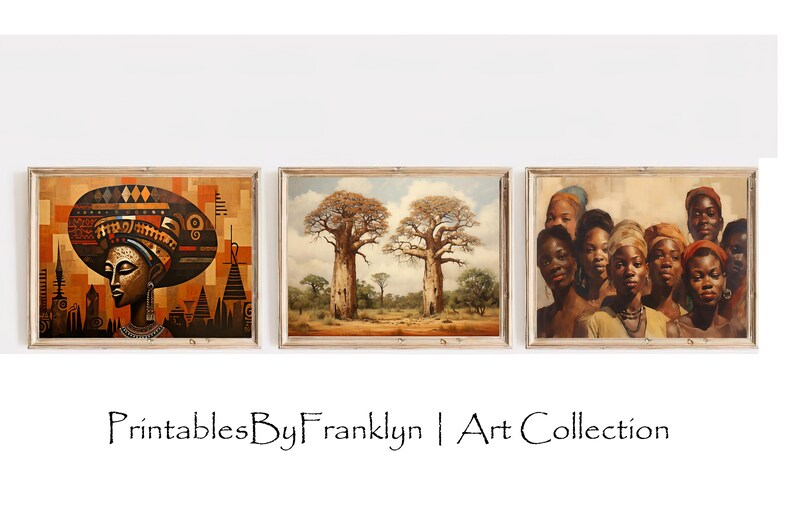 African American Culture Gallery Wall Art, Set of 10, Black Woman Art ...