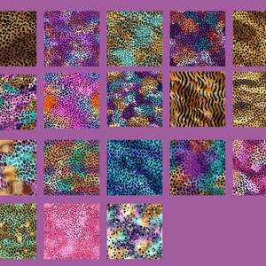 18 Glittery Animal Print Seamless Pattern, Glittery Animal Print ...