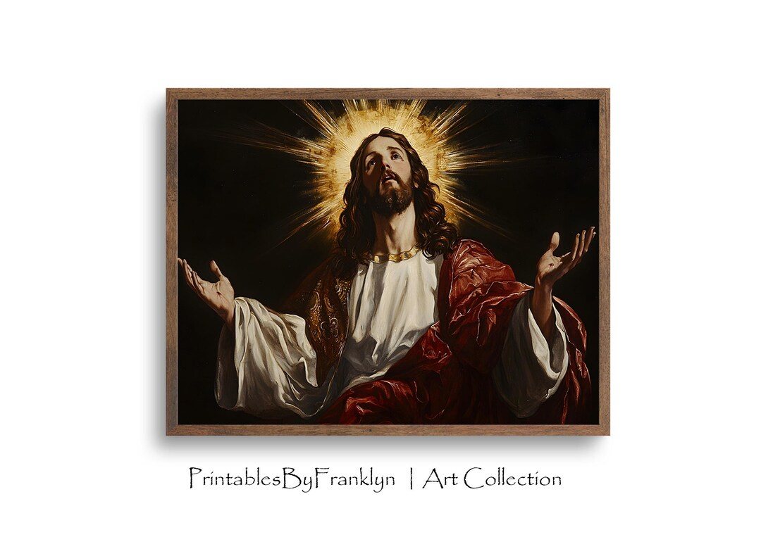 Jesus the Savior - Light of the Worldwall Art, Bible Heroes, Christian ...