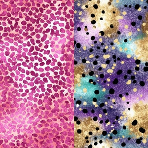 18 Glittery Animal Print Seamless Pattern, Glittery Animal Print ...