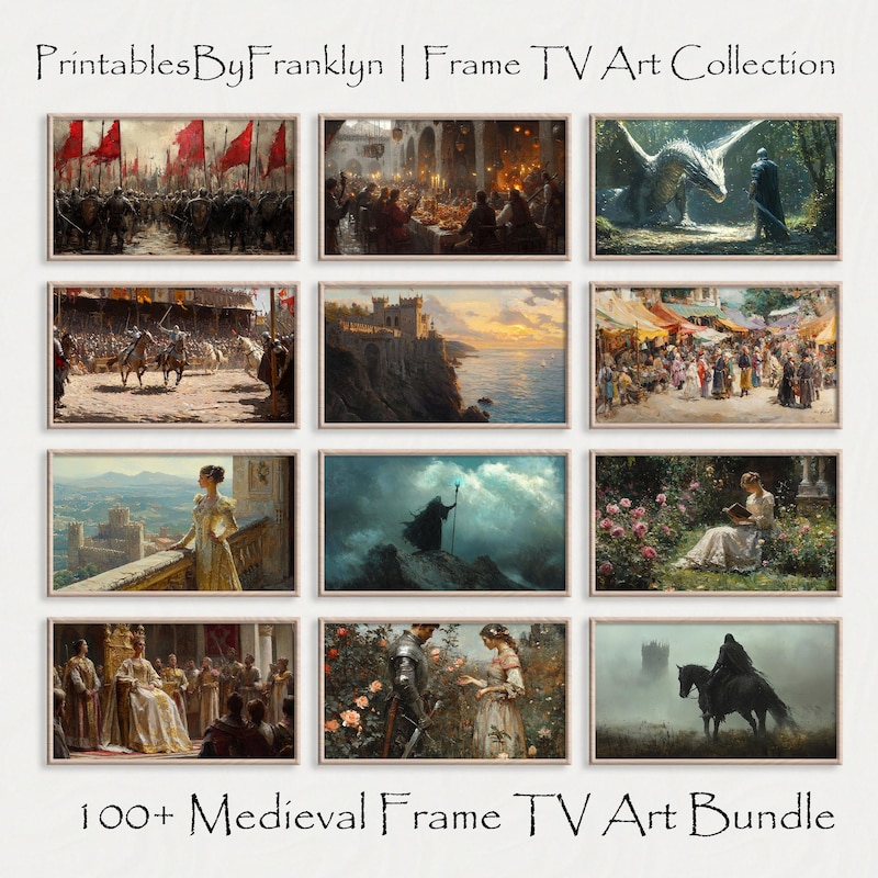 Medieval Art Frame Horizontal - Etsy
