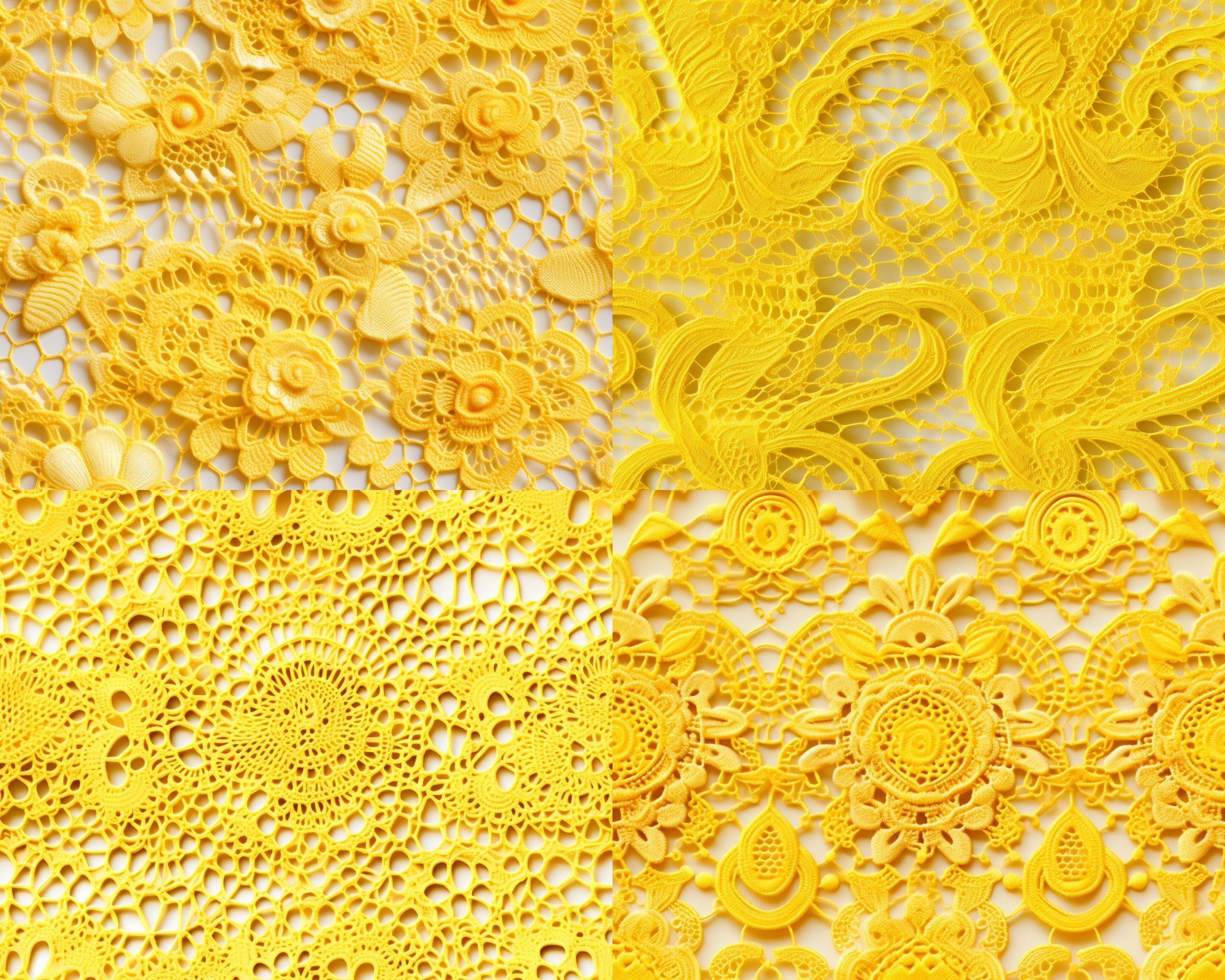 Yellow Lace Seamless Background Patterns 18 Yellow Rustic - Etsy
