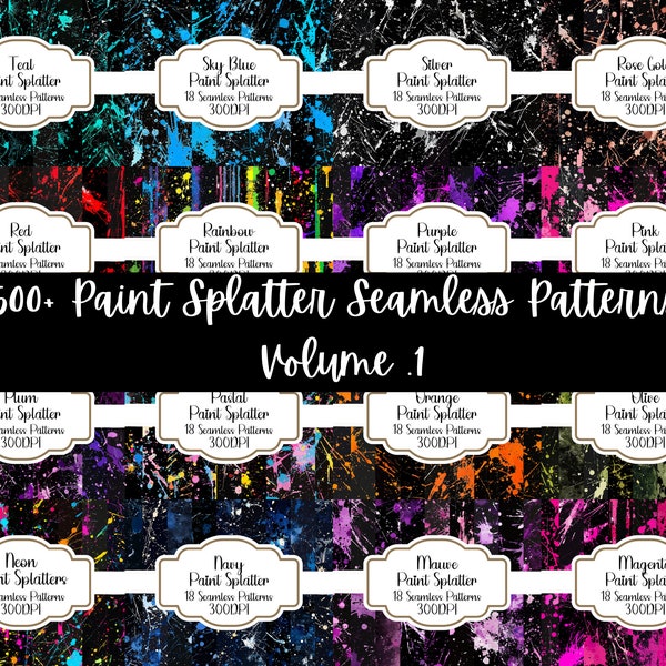 Paint Splatter - Etsy