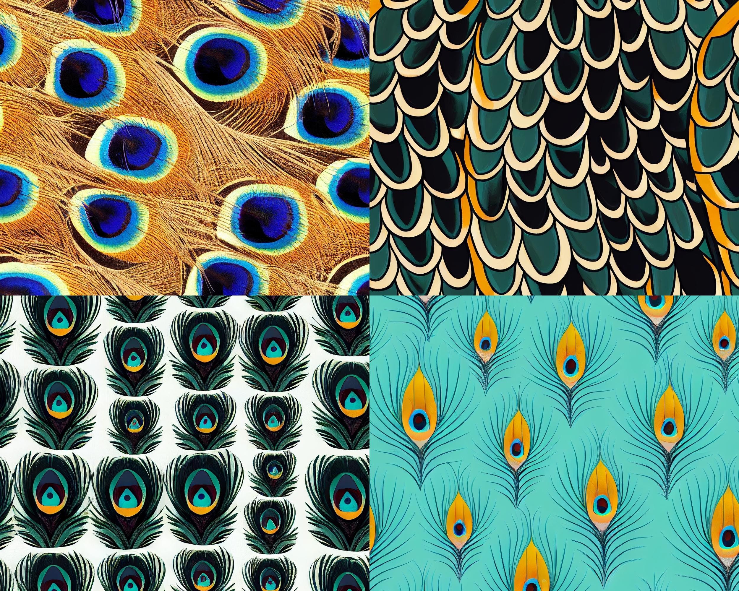 18 Peacock Seamless Patterns Backgrounds, Peacock Patterns, Backgrounds ...