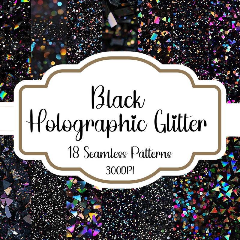 Glitter Digital Paper - Etsy