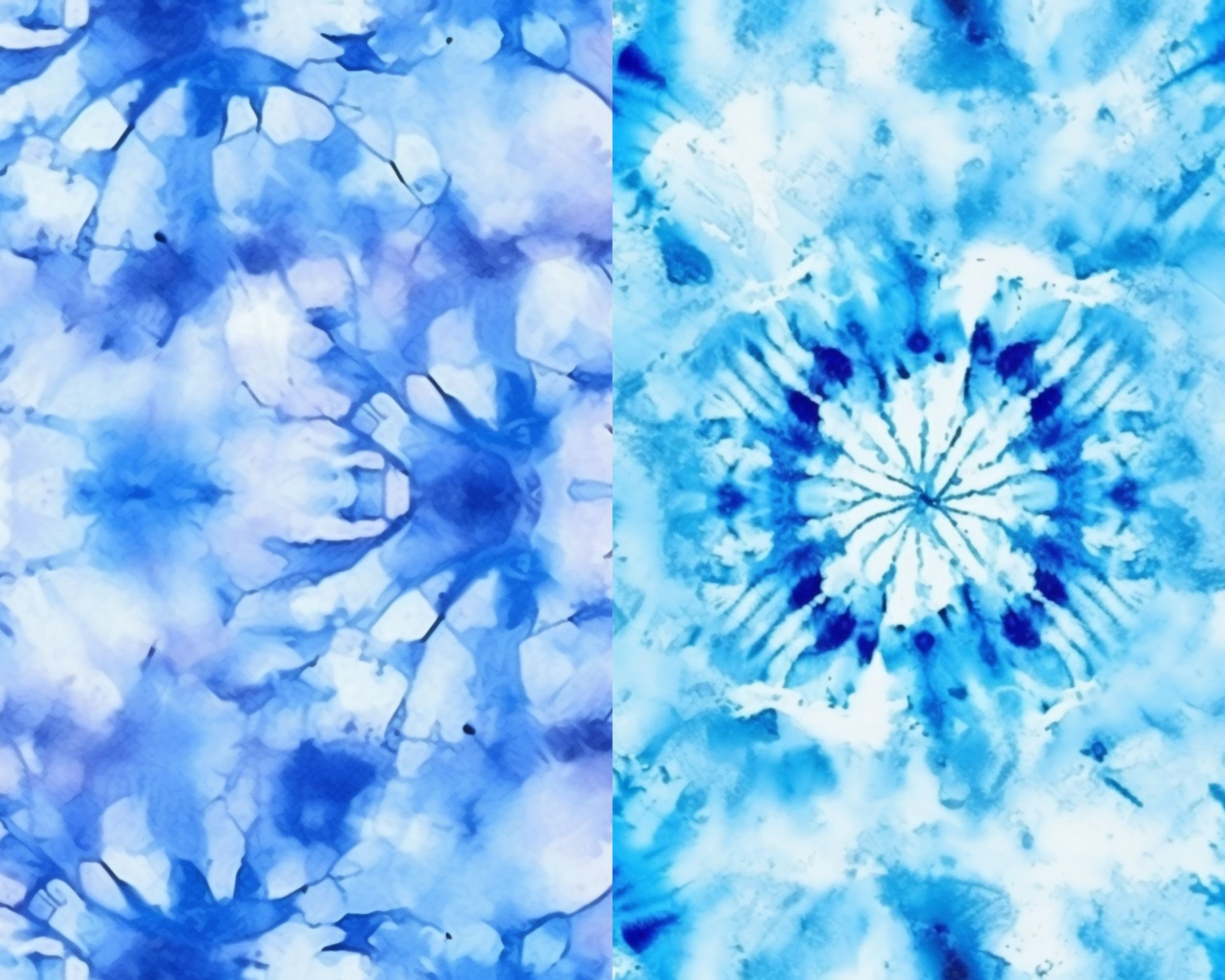 Sky Blue Tie Dye Seamless Pattern, Luxurious Sky Blue Tie Dye Repeating ...