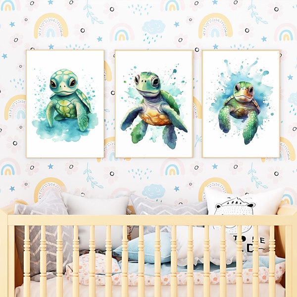 Turtle Nursery - Etsy